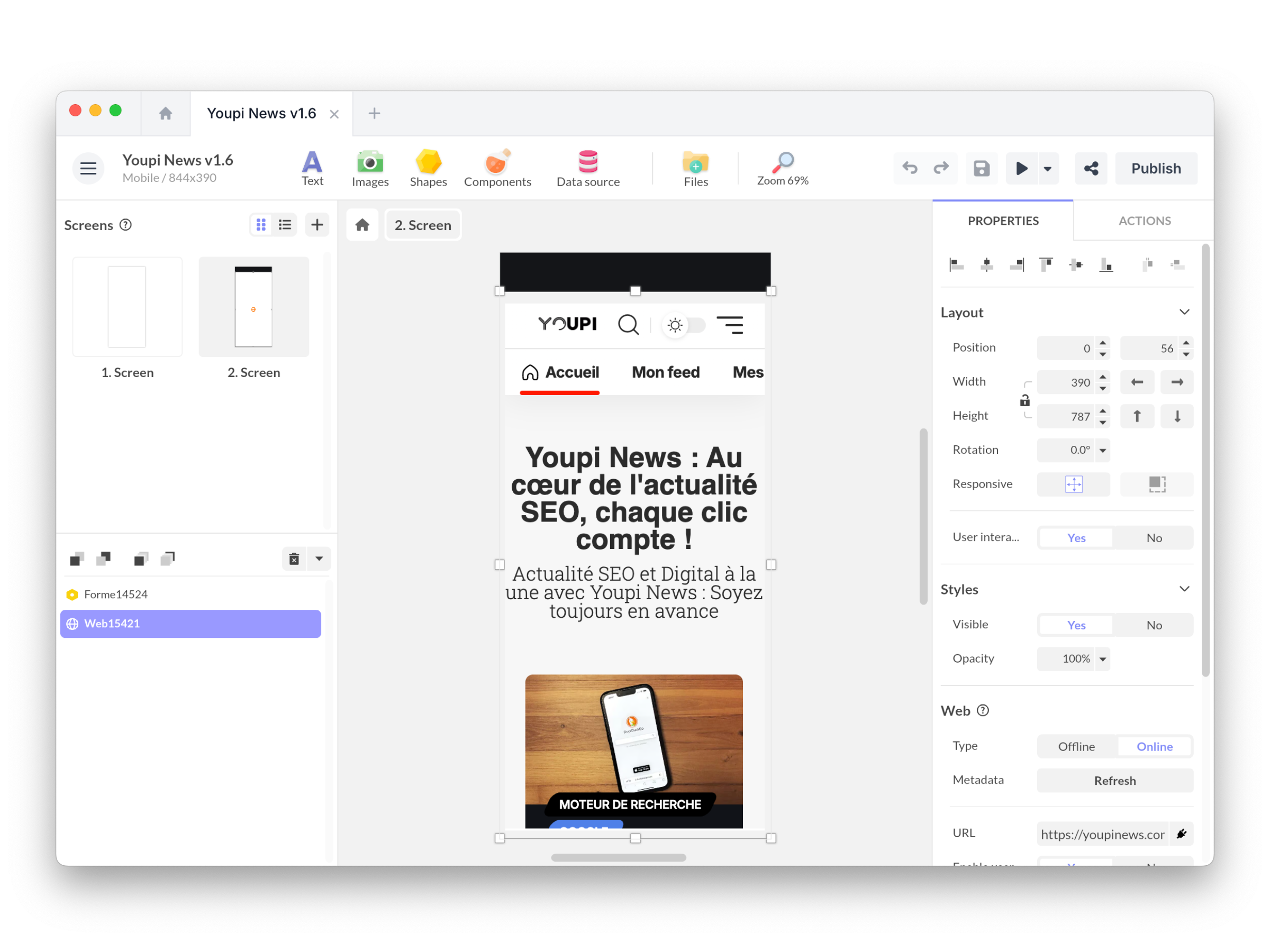Web to App - Transformez votre site en app mobile avec PandaSuite